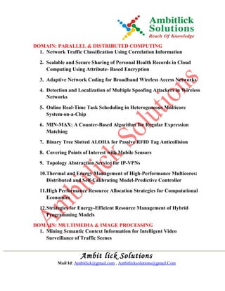 Low cost Java IEEE Projects 2013 | PDF