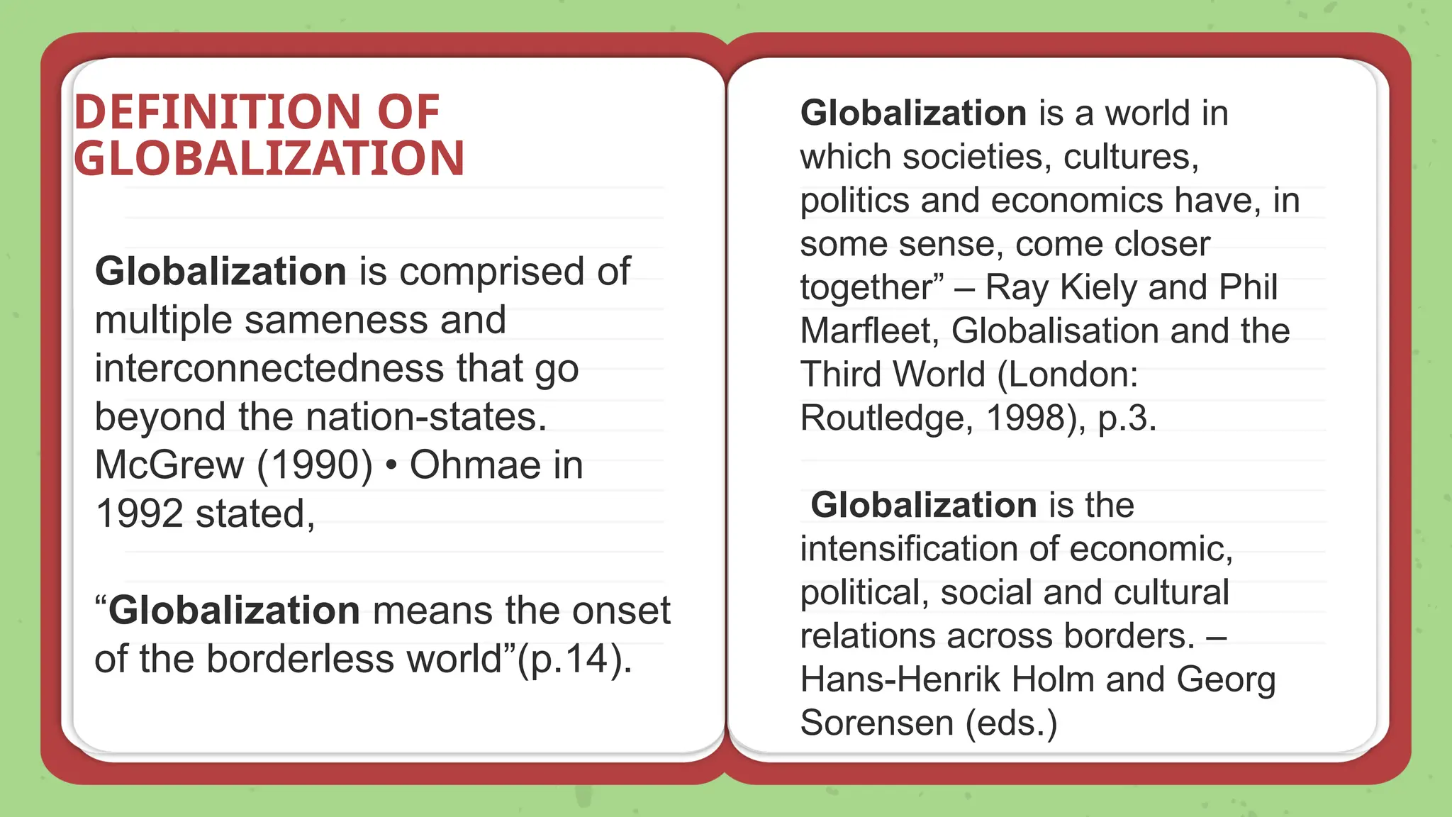 power point presentation in the globalization | PPTX