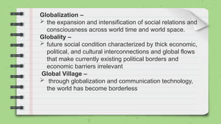 power point presentation in the globalization | PPT