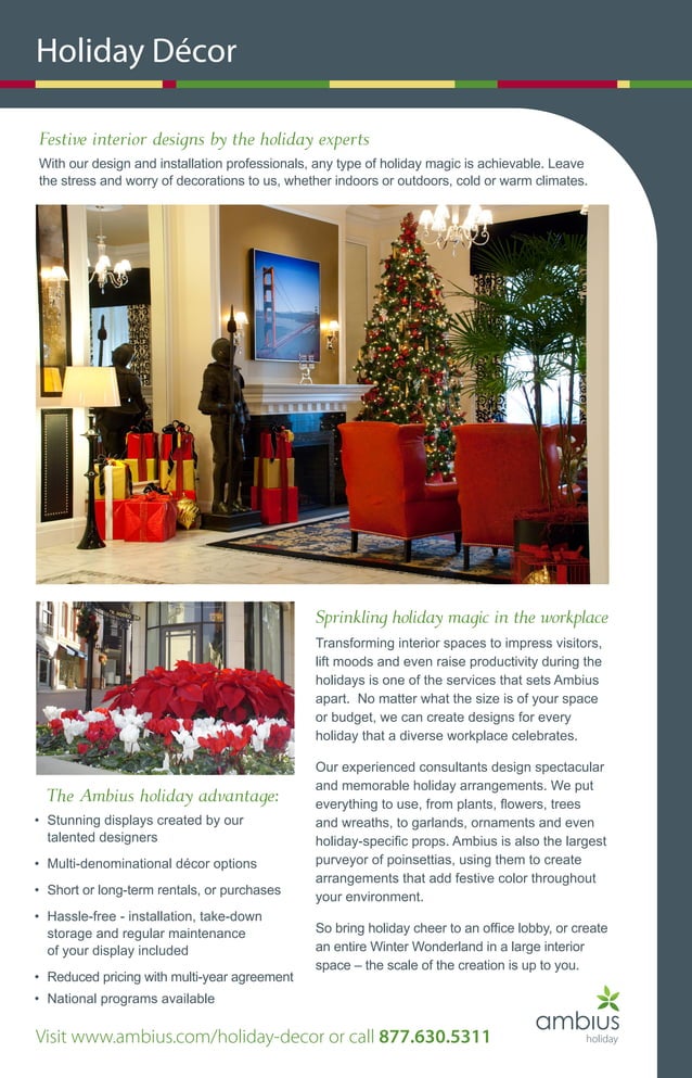 Ambius-HOLIDAY DECOR | PDF