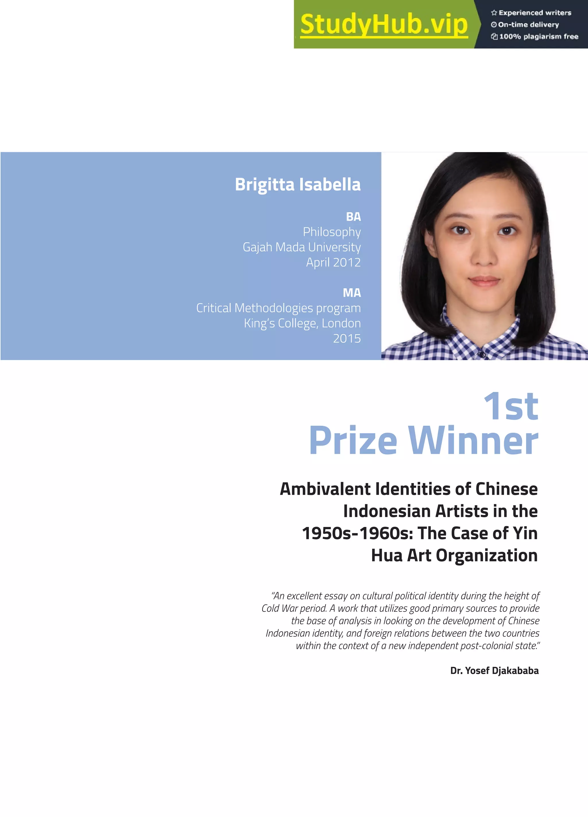 Ambivalent Identities Of Chinese Indonesian Artists In The 1950S-1960S ...