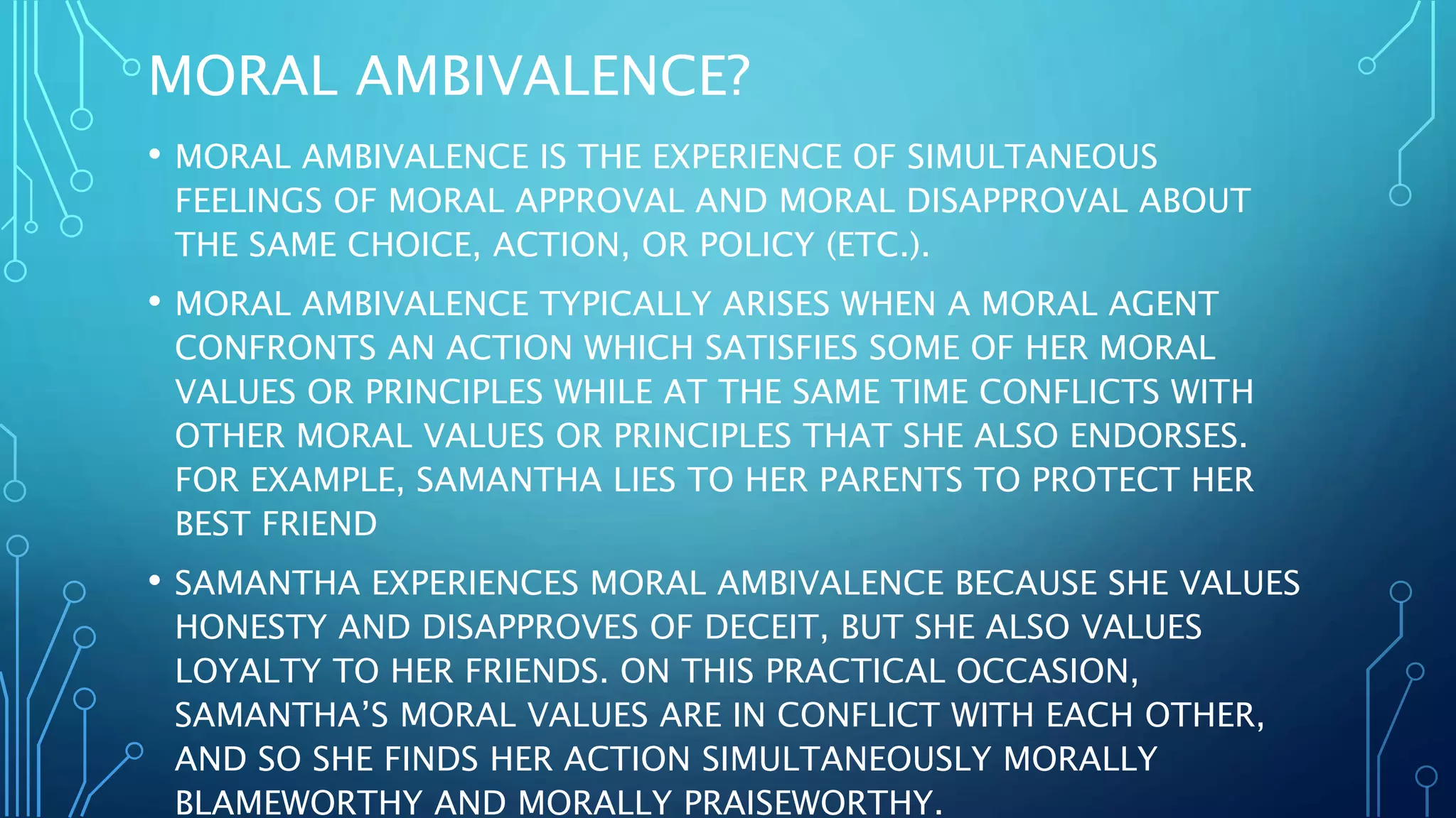 Ambivalent morality | PPTX