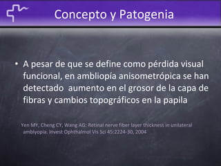Ambliopia anisometropica | PPT