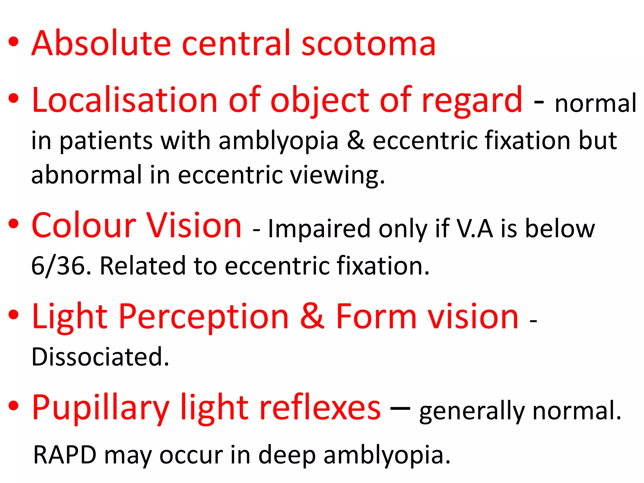 Amblyopia | PPTX
