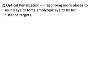 Amblyopia | PPTX