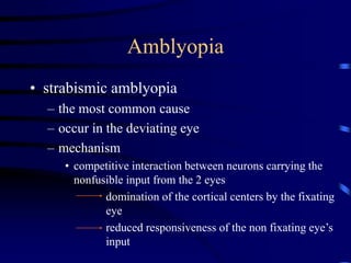 Amblyopia | PPSX | Eye and Vision Conditions | Diseases and Conditions