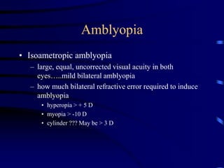 Amblyopia | PPSX | Eye and Vision Conditions | Diseases and Conditions