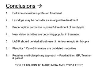 Amblyopia | PPT