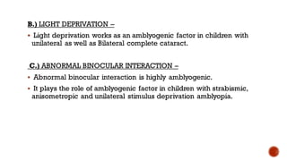 Amblyopia | PDF