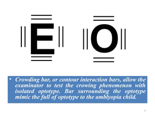 Amblyopia vision therapy for optometry students | PPTX
