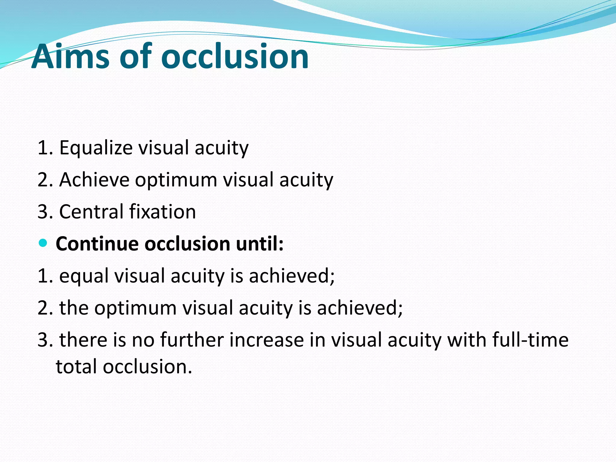 Amblyopia Management | PPTX