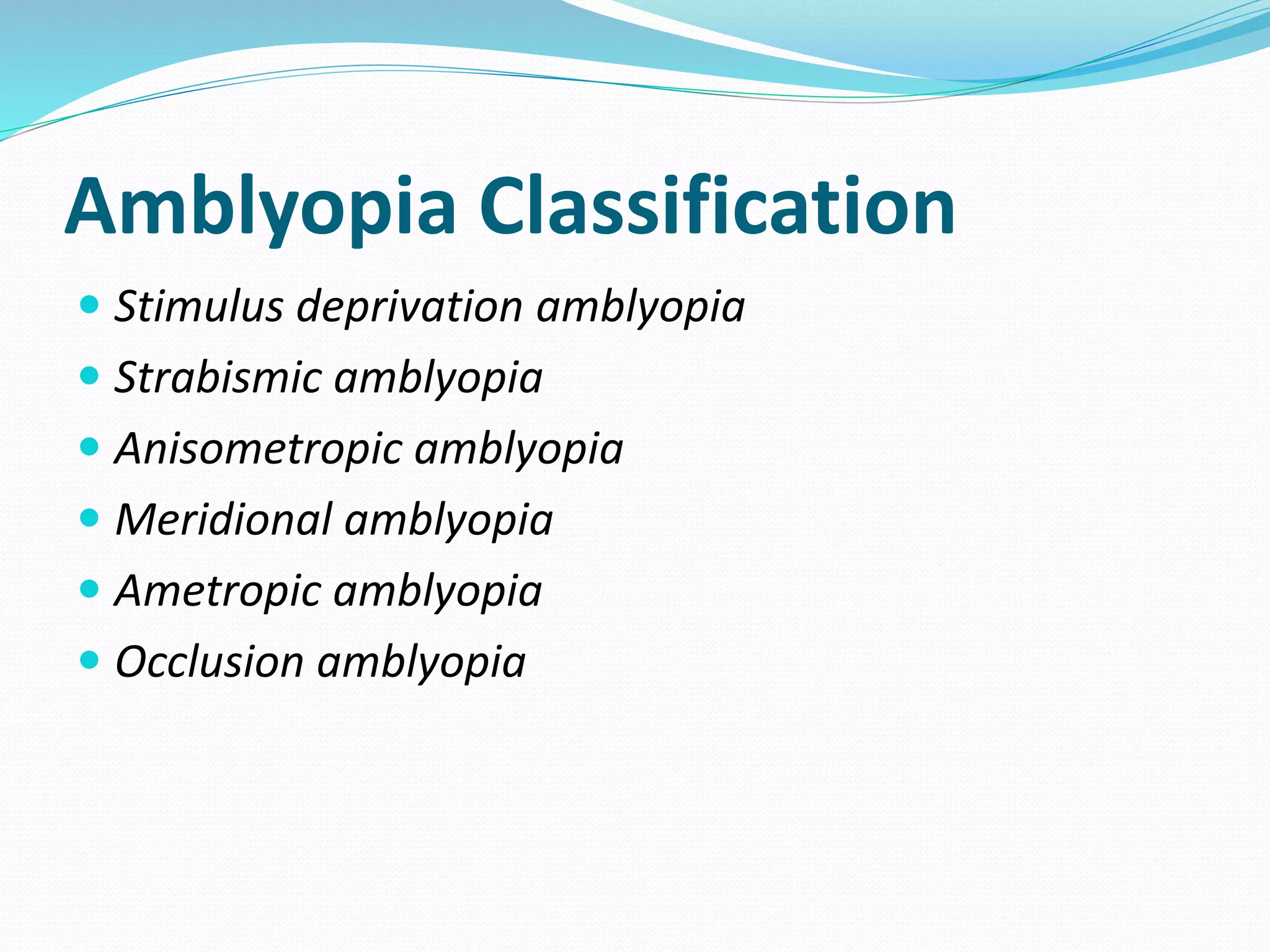 Amblyopia Management | PPTX