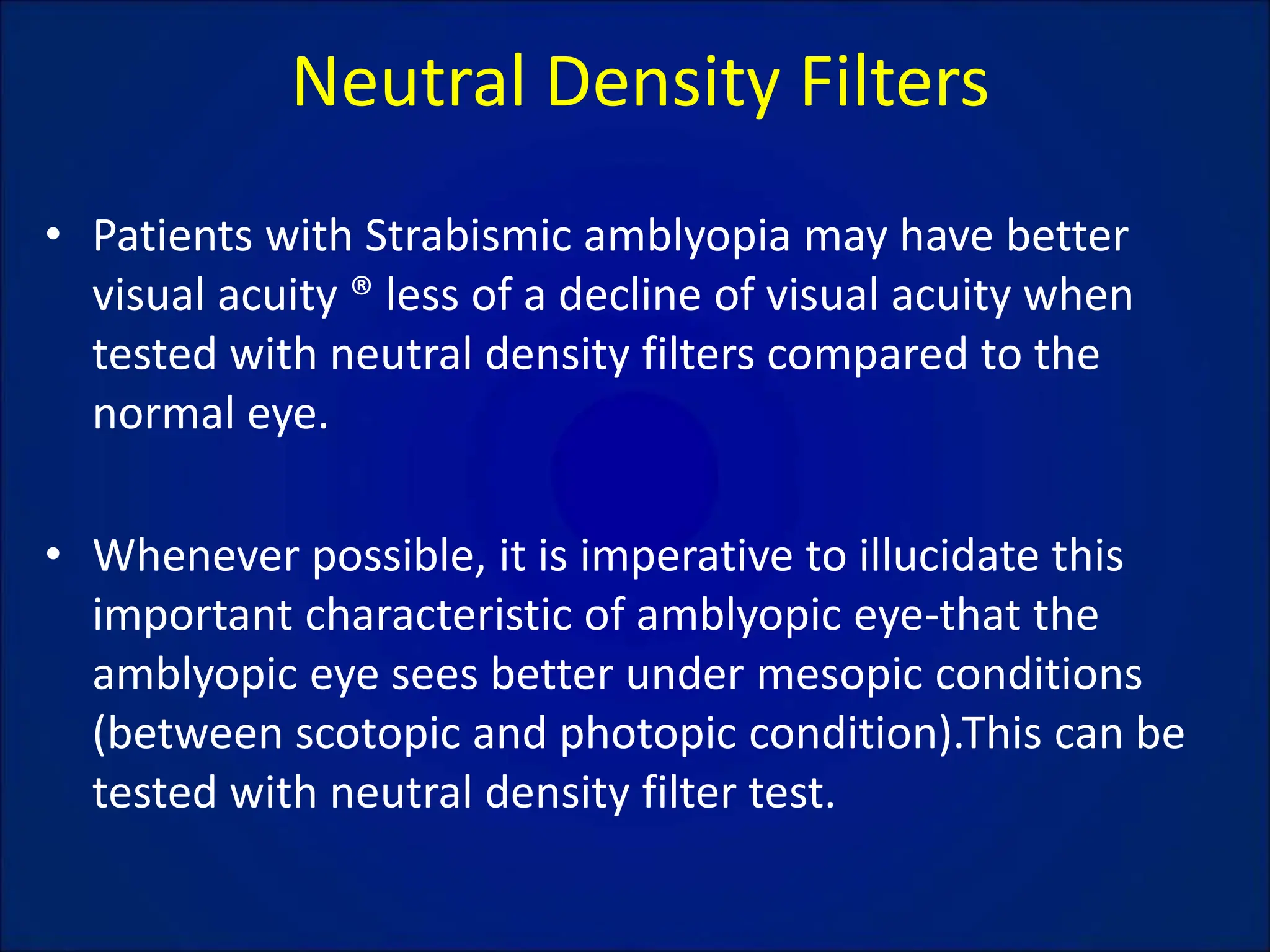 AMBLYOPIA CLASSIFICATION-SQUINT.ppt classification of ambylopia ppt | PPT
