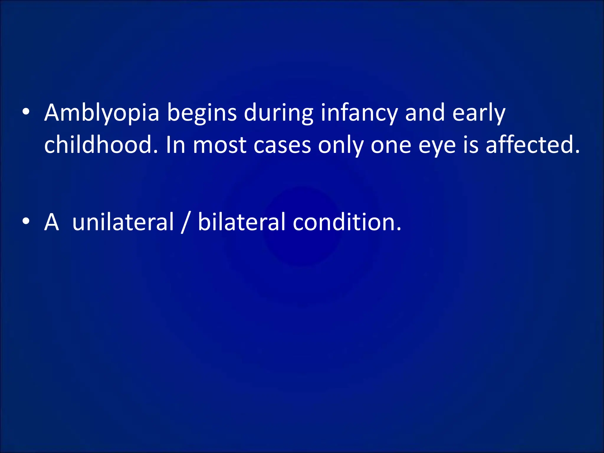 AMBLYOPIA CLASSIFICATION-SQUINT.ppt classification of ambylopia ppt | PPT