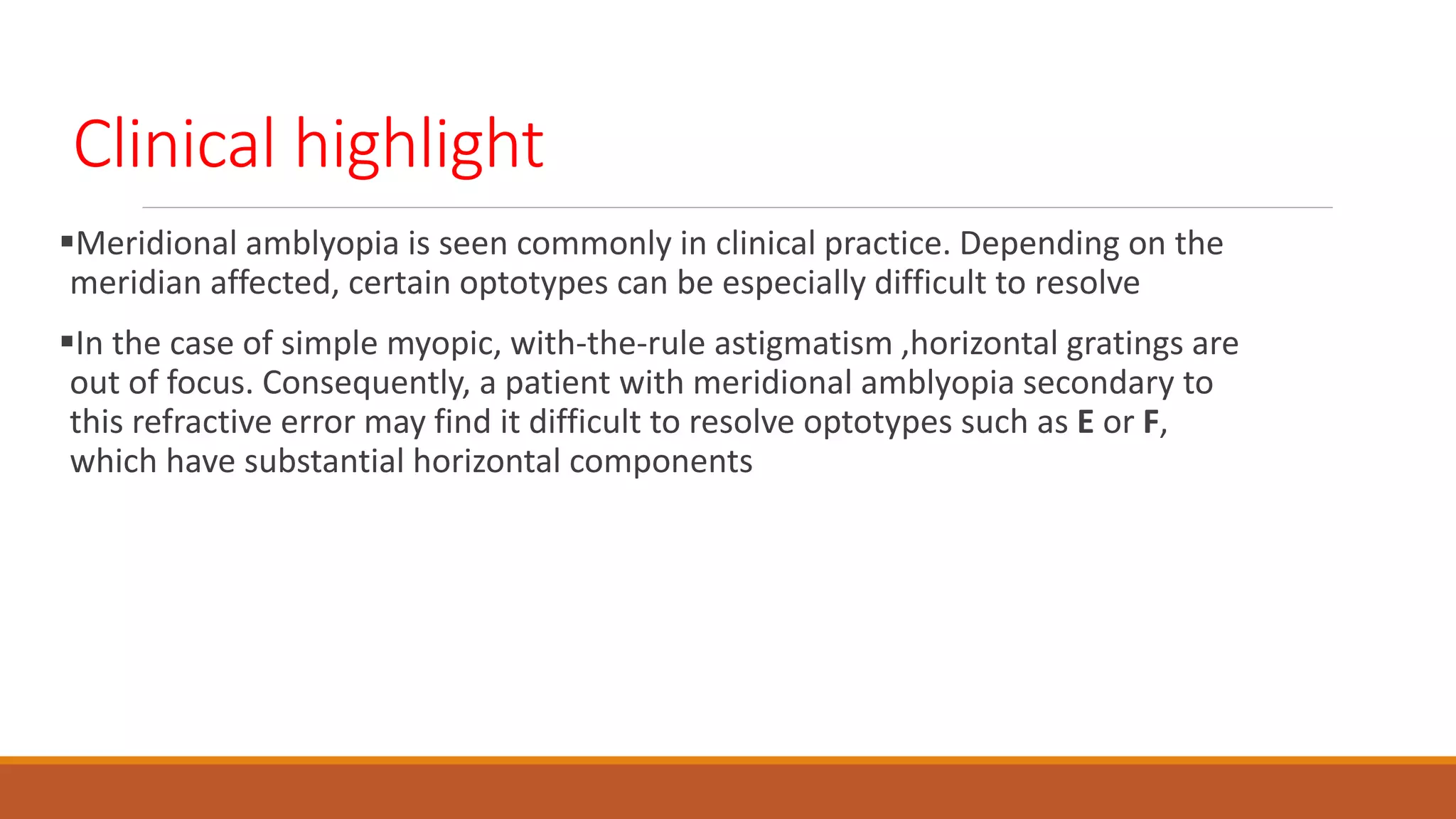Amblyopia : classification & Occlusion therapy | PPTX