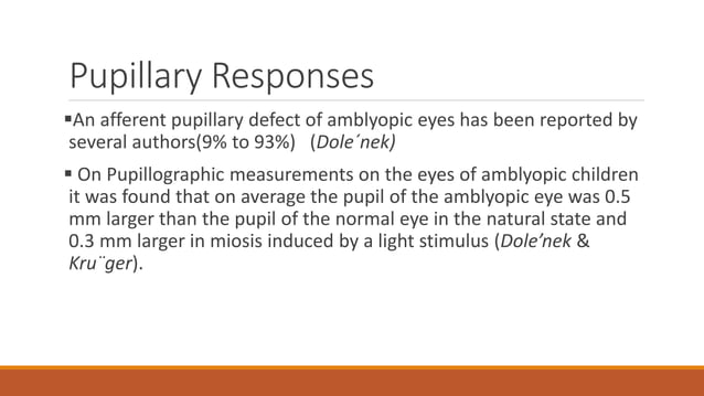 Amblyopia : classification & Occlusion therapy | PPTX | Eye and Vision ...