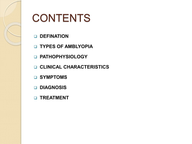 Amblyopia Lazy Eye Pptx Lasy Eye Human Disorder Pptx