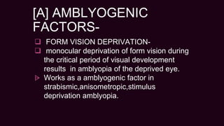 AMBLYOPIA & Modern Treatment Options.pptx