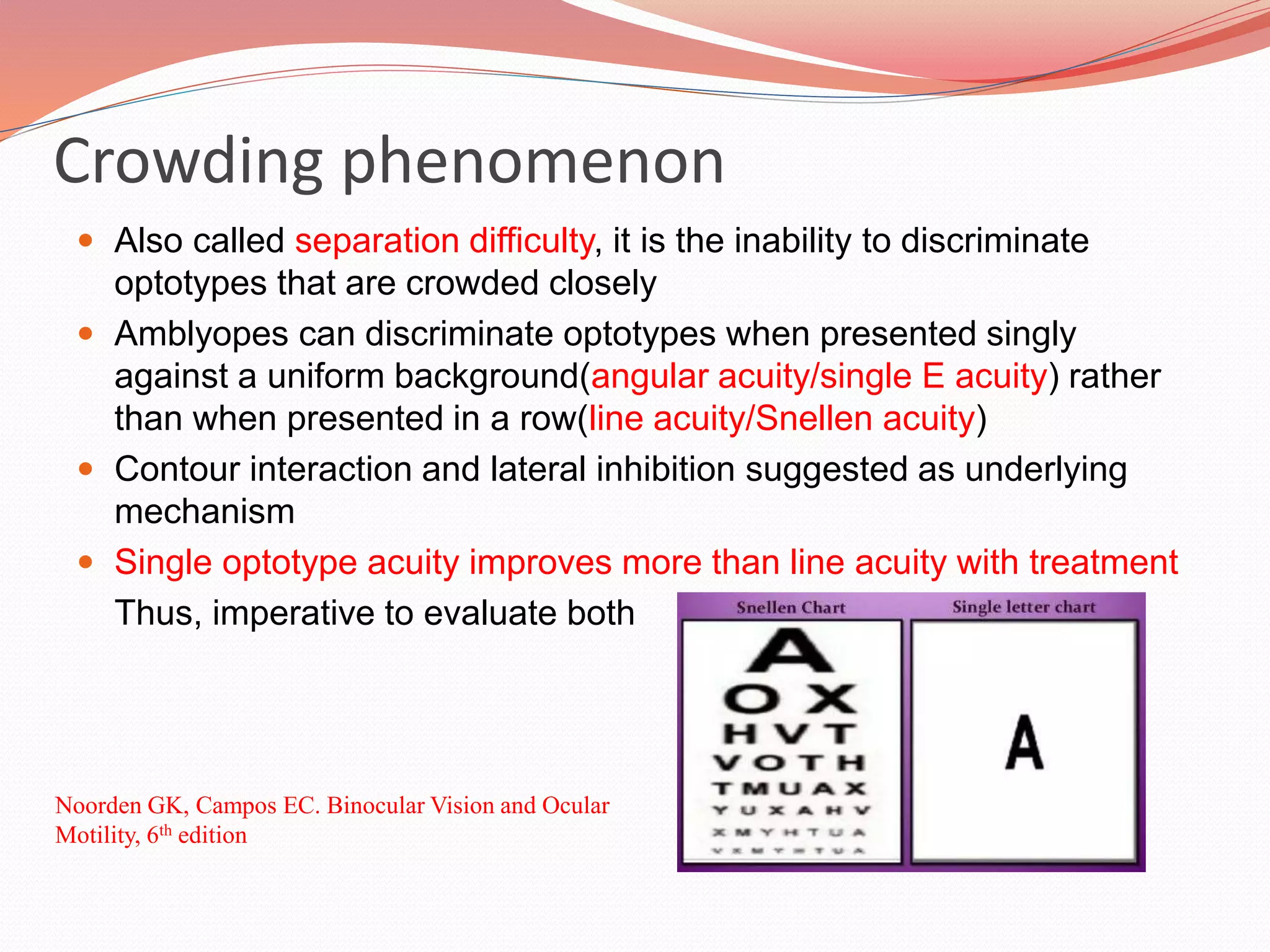 Amblyopia: Screening and Management | PPTX