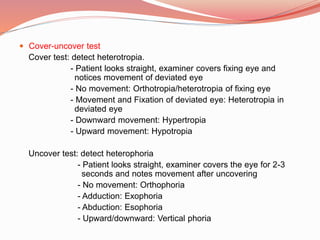 Amblyopia: Screening and Management | PPTX