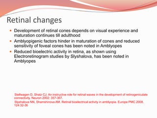 Amblyopia: Screening and Management | PPTX