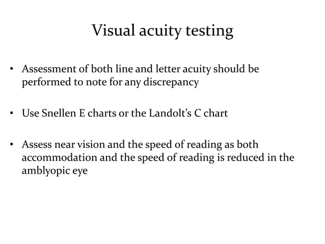 Amblyopia | PPTX | Eye and Vision Conditions | Diseases and Conditions
