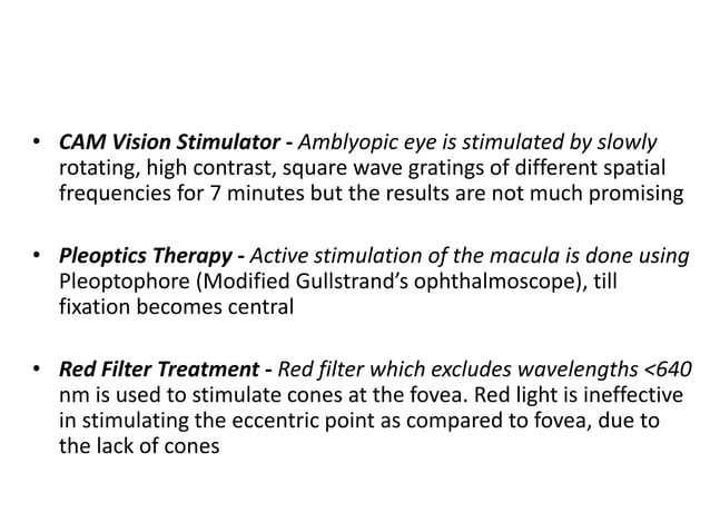 Amblyopia | PPTX | Eye and Vision Conditions | Diseases and Conditions