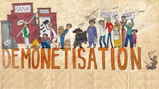 demonetisation in india, its history, pros and cons, etc | PPT