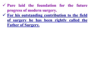 Ambroise Pare | PPTX