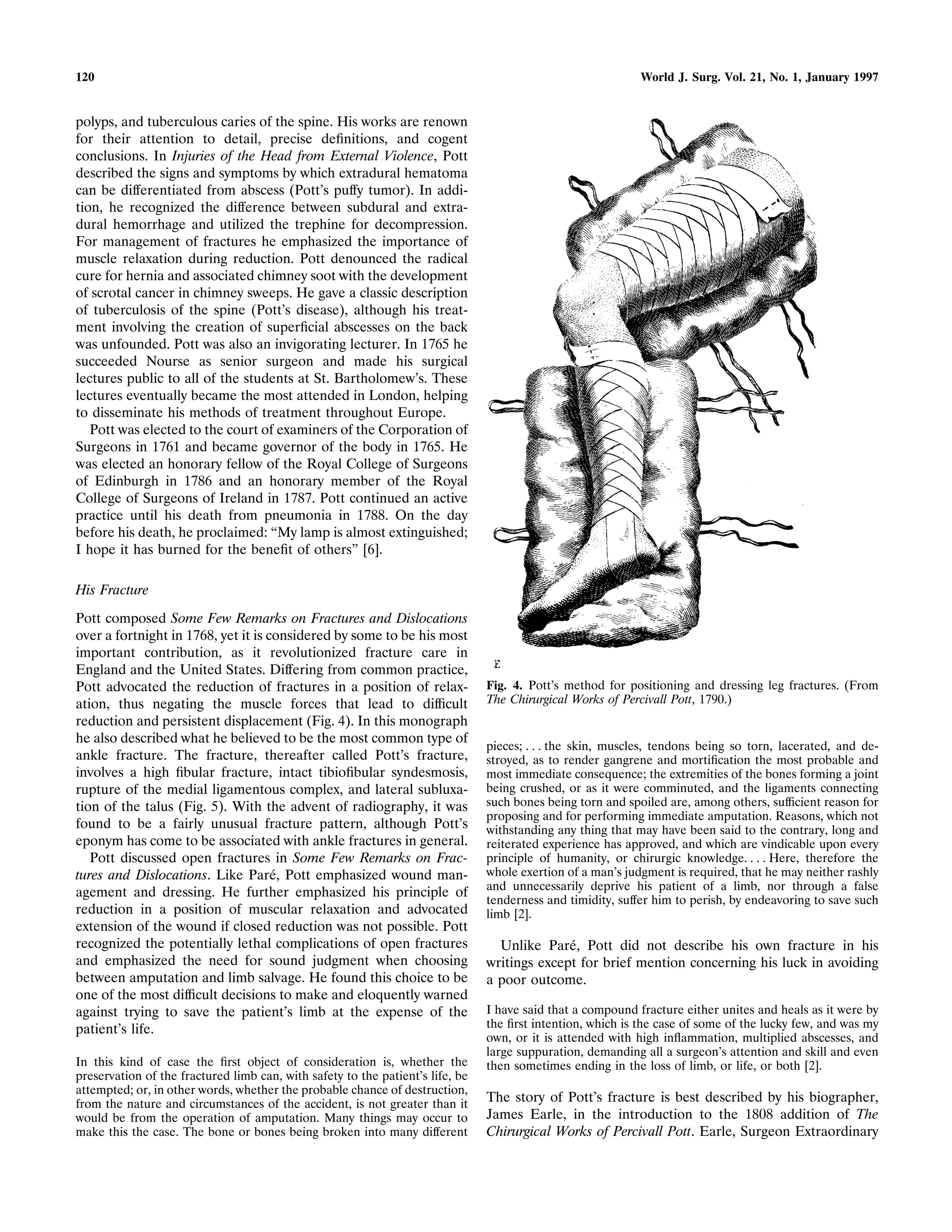 Ambroise Paré Tratamento De Fraturas | PDF