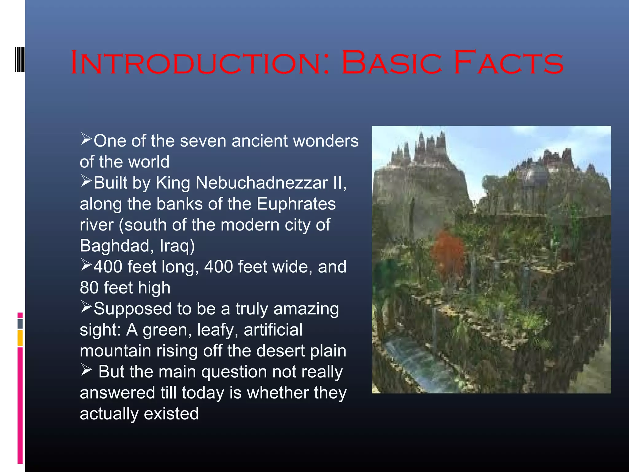 Hanging Garden Of Babylon | PPT