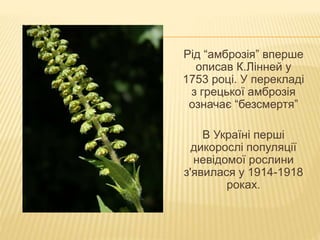 Ambroziya | PPTX