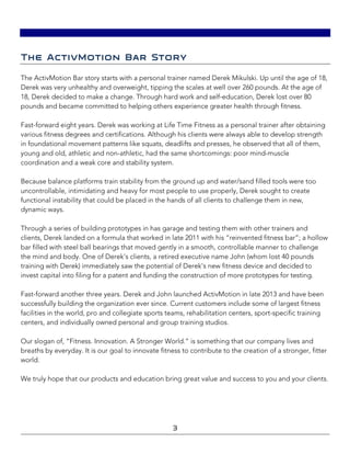 ActivMotion Bar Training Manual | PDF