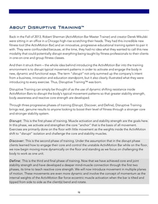 ActivMotion Bar Training Manual | PDF