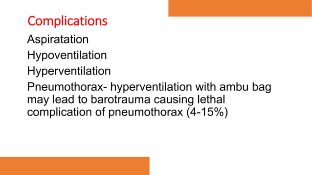 ambu bag.pptx | Lung and Respiratory Health | Diseases and Conditions