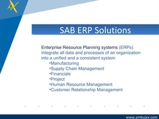 Ambujex Capability Presentation Final | PPT