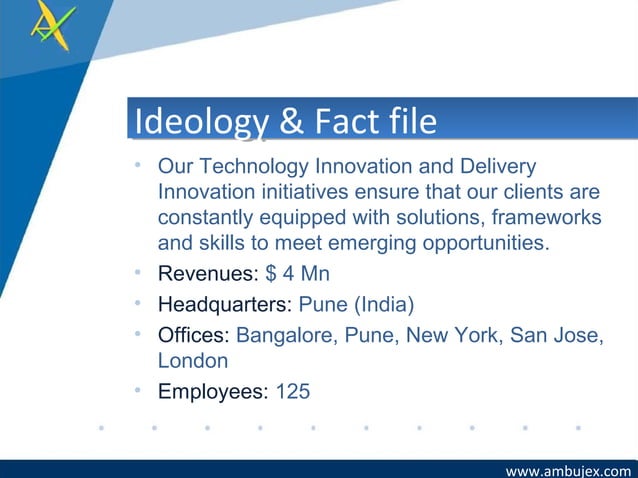 Ambujex Capability Presentation Final | PPT