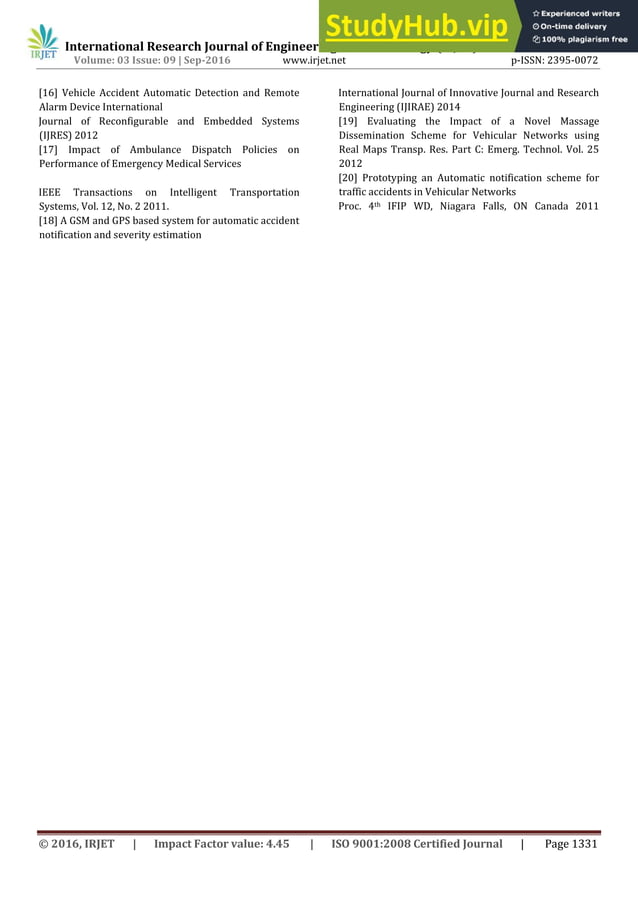 Ambulance Assistance For Emergency Services Using GPS Navigation | PDF