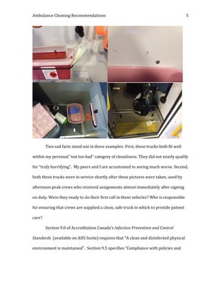Ambulance Cleaning Recommendations | PDF