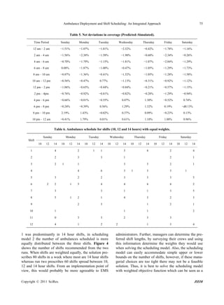 Ambulance deployment and shift scheduling an integrated approach | PDF ...