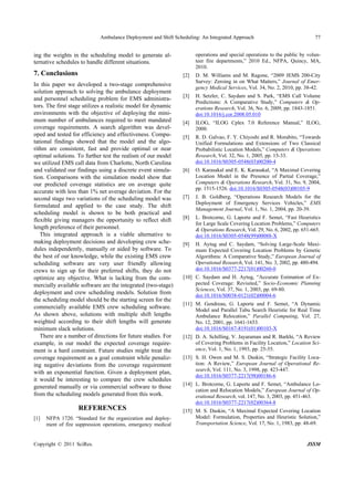 Ambulance deployment and shift scheduling an integrated approach | PDF ...