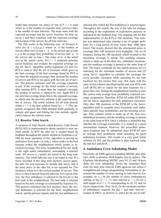 Ambulance deployment and shift scheduling an integrated approach | PDF ...