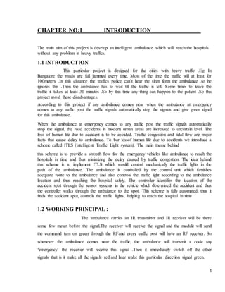 intelligence Ambulance project report | PDF