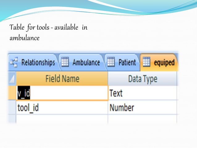 Ambulance management system | PPTX