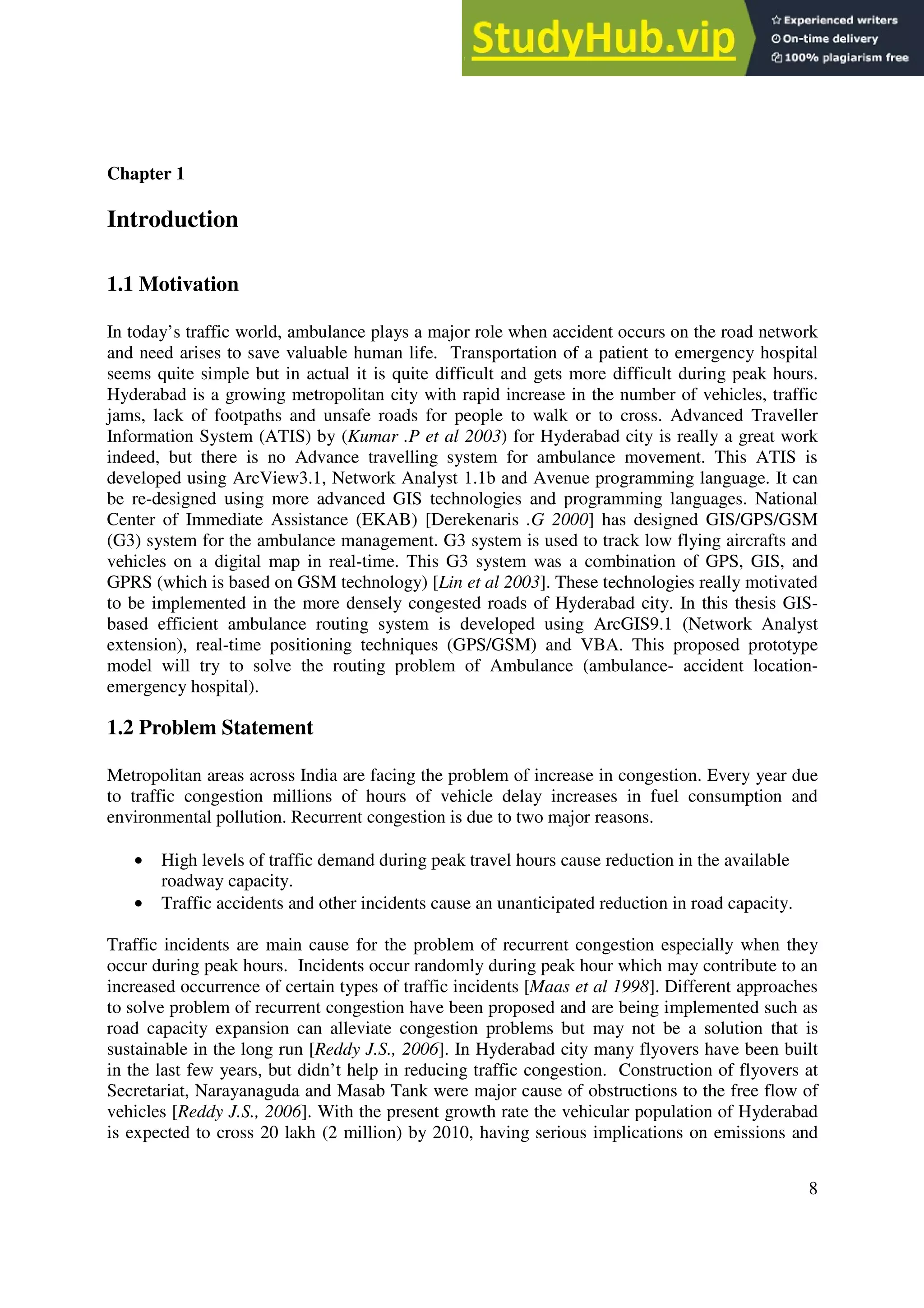 Ambulance Management System Using GIS | PDF