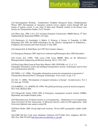 Ambulance Management System Using GIS | PDF