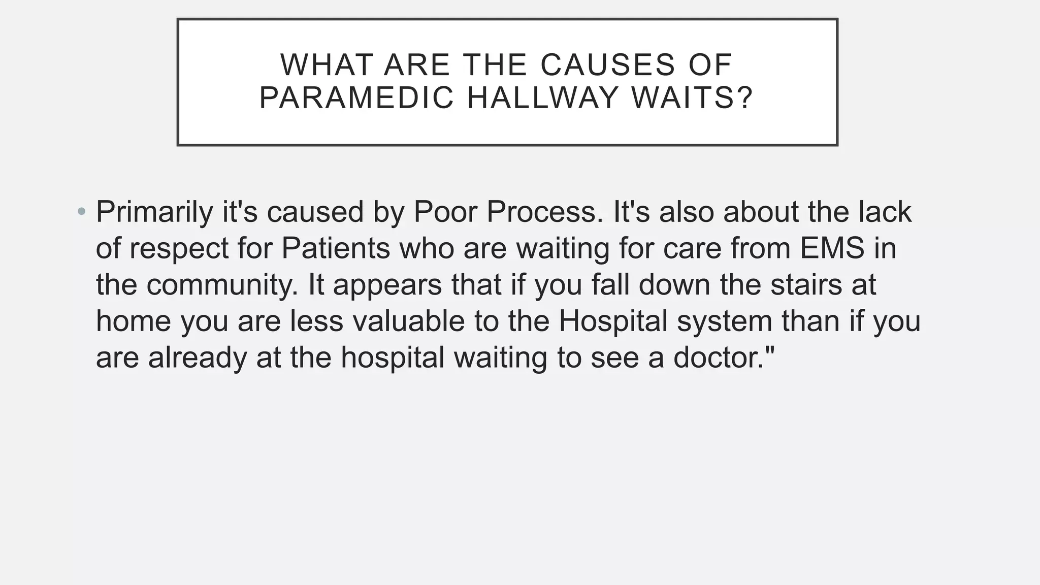 Ambulance offload delay | PPTX