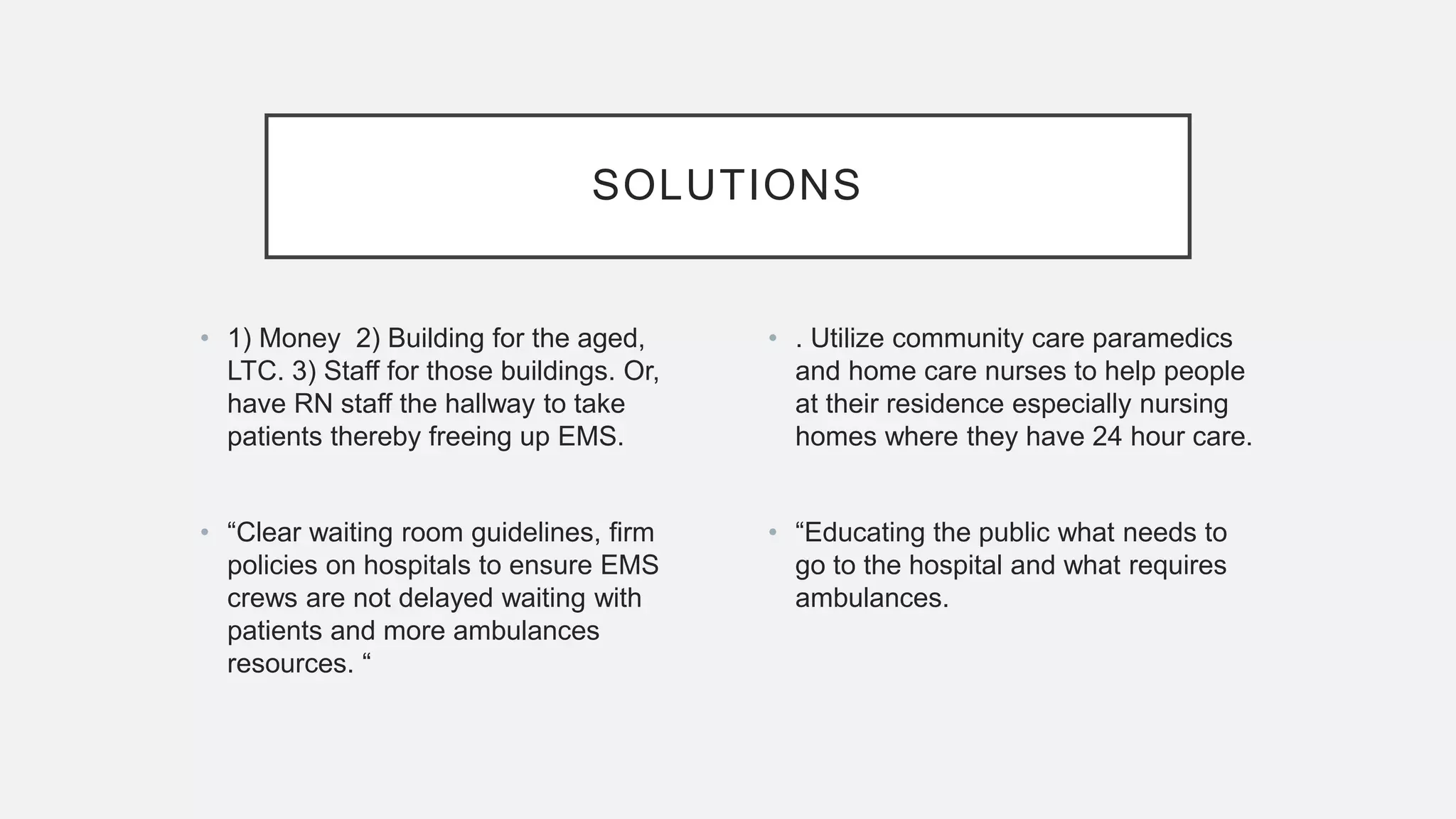 Ambulance offload delay | PPTX