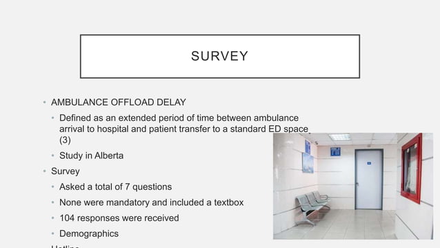 Ambulance offload delay | PPT