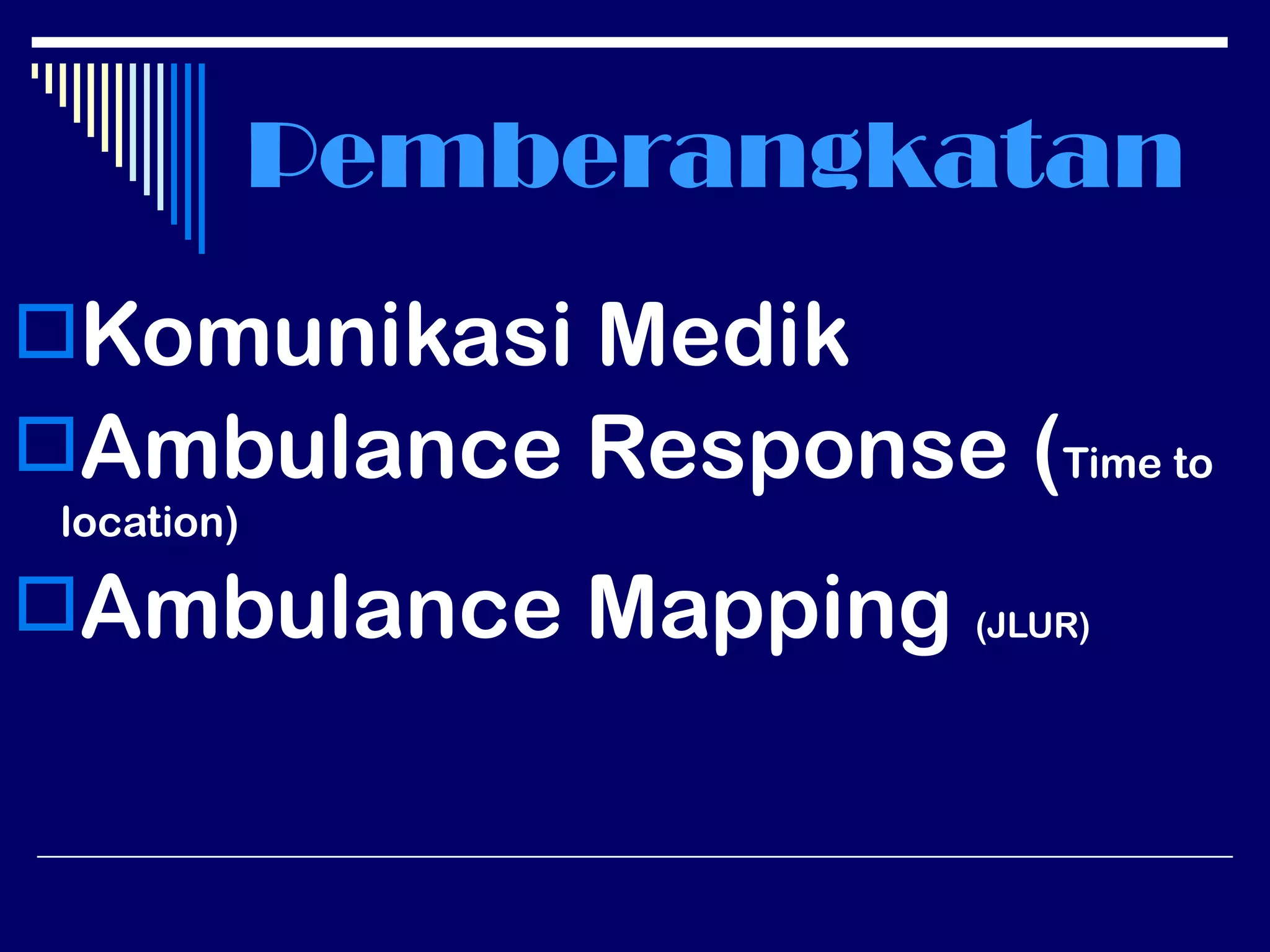 Ambulance operation 1 | PPT